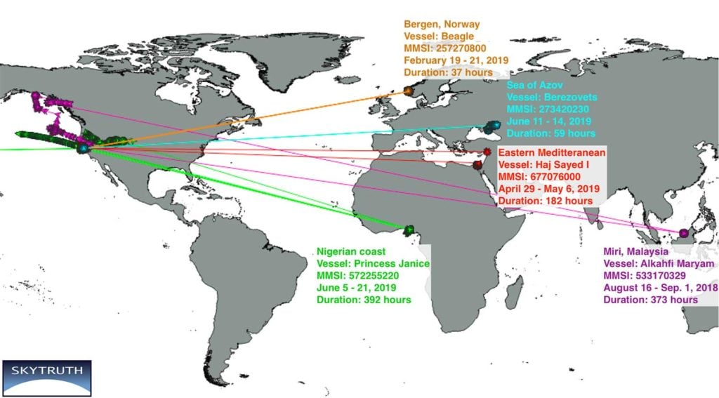New GPS ‘circle spoofing’ moves ship locations thousands of miles - GPS ...