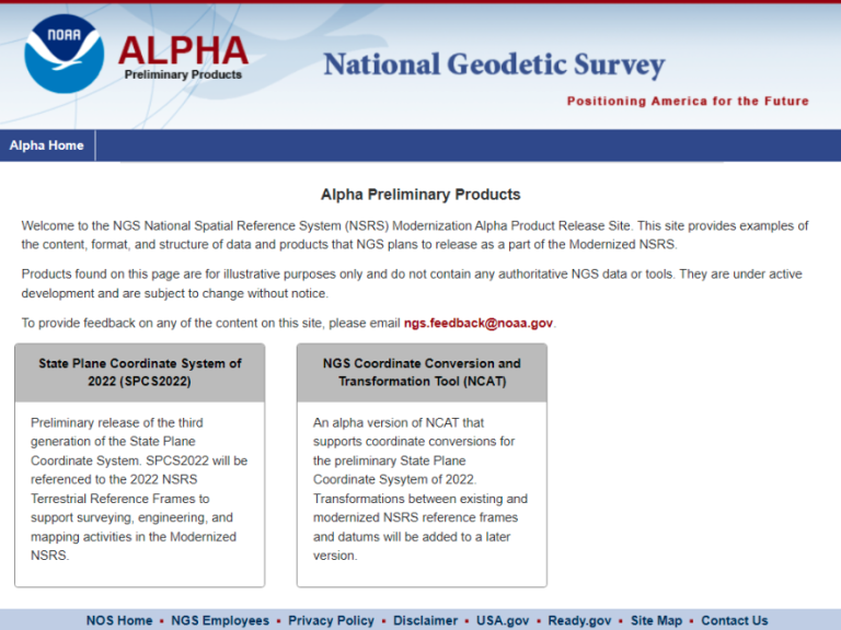 NGS’s first alpha products for the modernized NSRS - GPS World