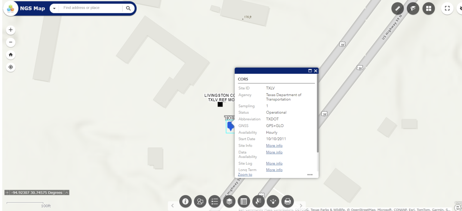 NGS beta version of a new NOAA CORS Network station web page - GPS World