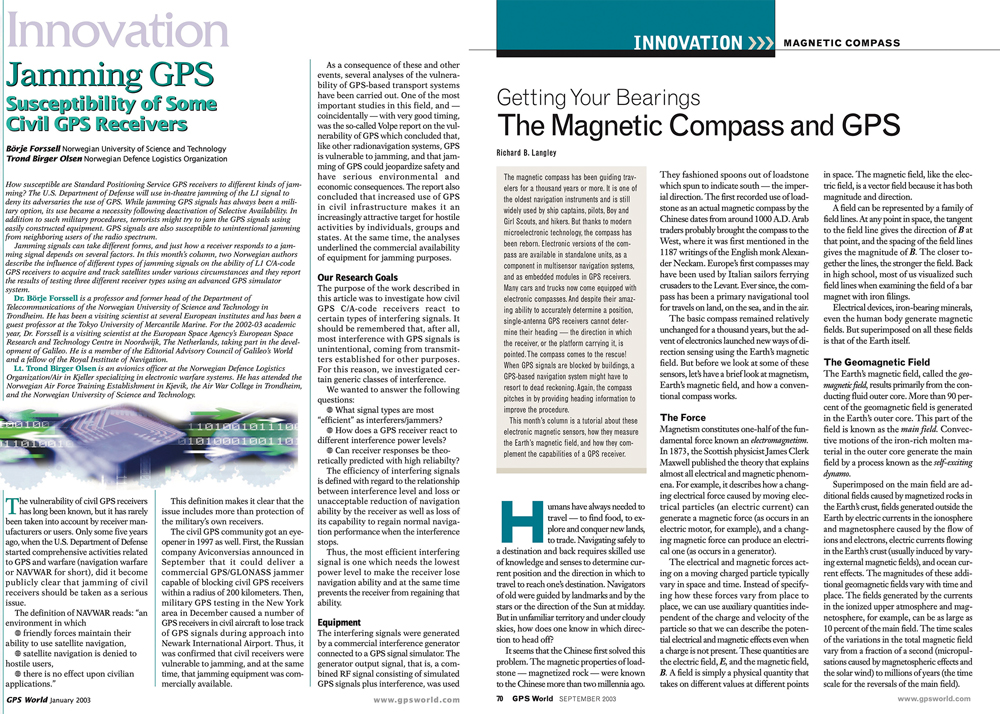 Innovation: A look back at 35 Years of ‘Innovation’ - GPS World