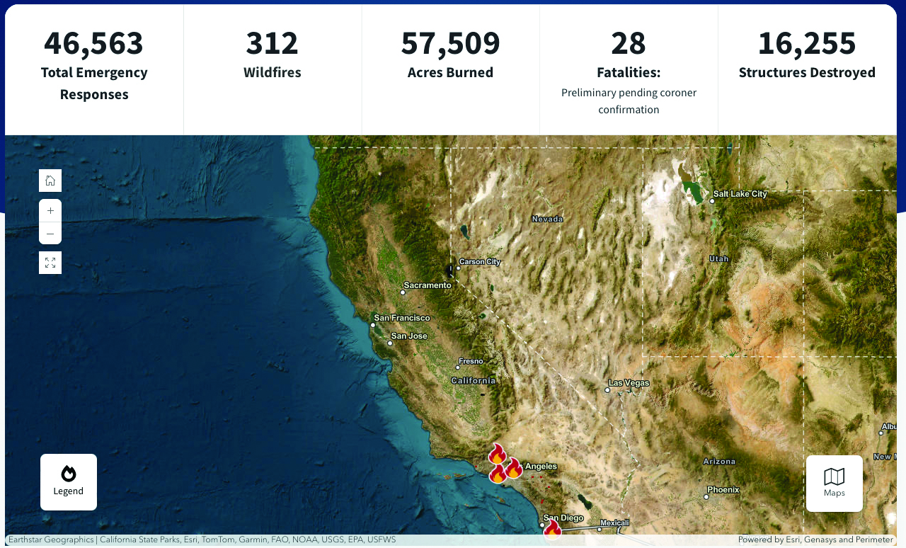 GIS technology plays crucial role in wildfire management and response ...